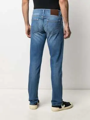 HANDPICKED Orvieto Slim-fit Jeans - Blue