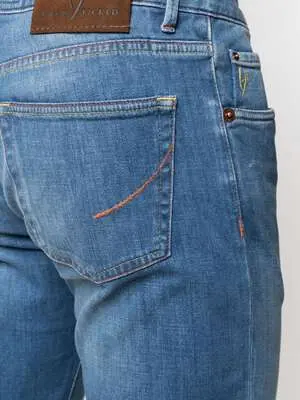 HANDPICKED Orvieto Slim-fit Jeans - Blue