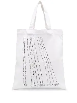 10 CORSO COMO Dots Canvas Tote Bag