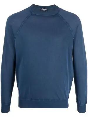 DRUMOHR Cotton Raglan Sleeve Jumper