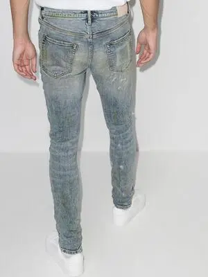 PURPLE BRAND Slim-fit Distressed Jeans