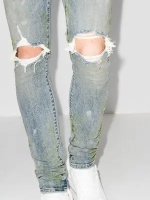 PURPLE BRAND Slim-fit Distressed Jeans