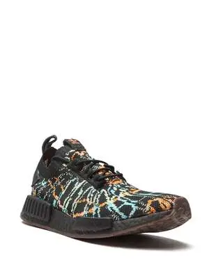 Adidas Nmd_r1 Primeknit Glitch Sneakers - Black