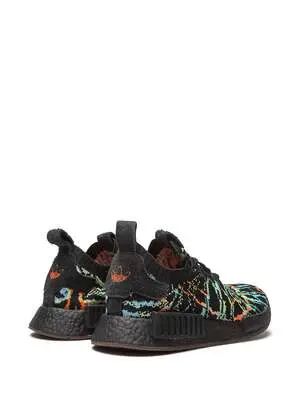 Adidas Nmd_r1 Primeknit Glitch Sneakers - Black