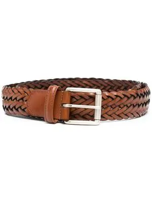Anderson's Woven Buckle Belt - Brown