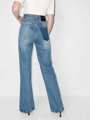 Rabanne High-rise Wide-leg Jeans