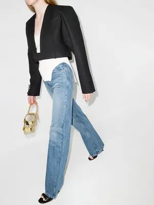 Rabanne High-rise Wide-leg Jeans
