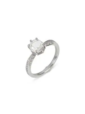 Cathy Waterman Rose Cut Diamond Ring - Platinum