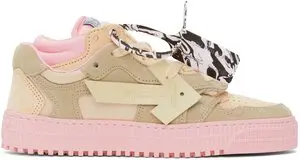 Off-White Off-White Pink & Grey Floating Arrow Sneakers - Pink Light