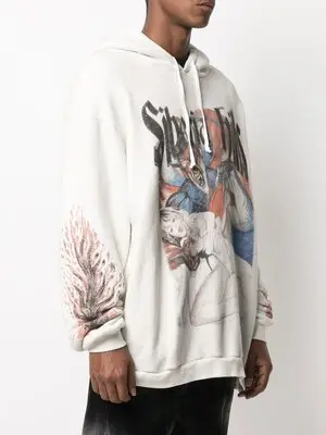 SIBERIA HILLS Dark Fantasy Print Hoodie