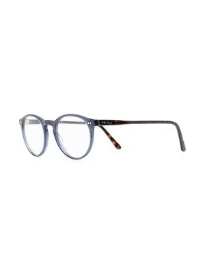 POLO RALPH LAUREN EYEWEAR Tortoiseshell-effect Round Glasses