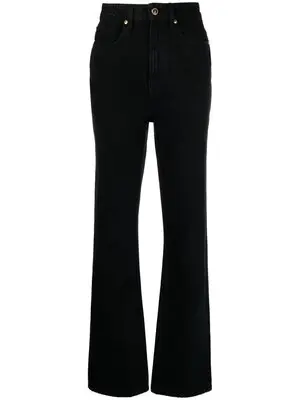 Khaite High-waisted Bootcut Jeans