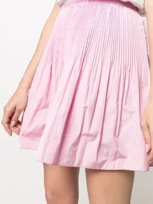 Red Valentino Pleated A-line Skirt