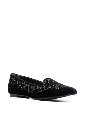 10 CORSO COMO X Castañer Hojas Velvet Slippers