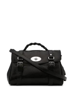 Mulberry Alexa High-shine Shoulder Bag Black