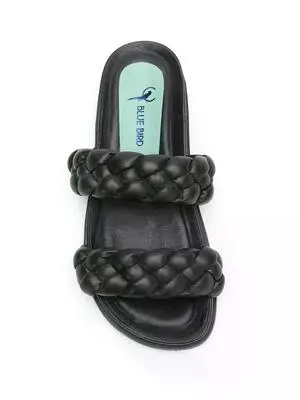 BIRD&CO Blue Bird Shoes Braided Strap Flat Sandals