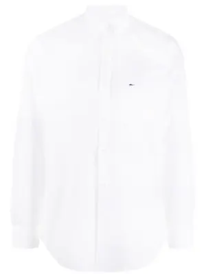 Paul & Shark Logo-plaque Detail Shirt - White