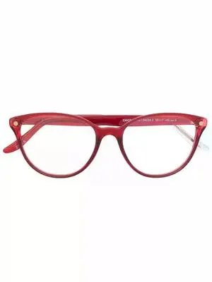 SNOB Round-frame Clear-lens Glasses