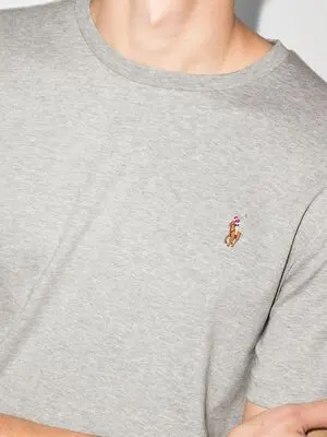 Polo Ralph Lauren Embroidered Logo T-shirt - Grey