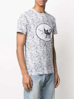10 CORSO COMO Graphic Print T-shirt - White