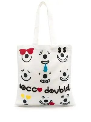 10 CORSO COMO Smile-print Tote Bag
