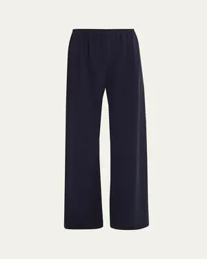 THE ROW Gala Wide-leg Crepe Pants
