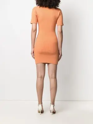 Stella McCartney Rib-detail Bodycon Dress