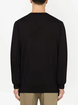 Dolce & Gabbana V-neck Cashmere Jumper - Blue