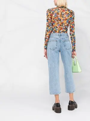 GANNI High-rise Straight-leg Jeans