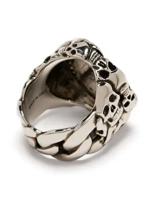 Alexander McQueen Multi Skull Ring