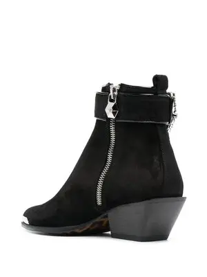 Philipp Plein Crystal-embellished Ankle Boots