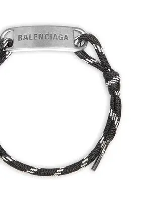 Balenciaga Plate Shoelace Bracelet