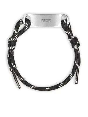 Balenciaga Plate Shoelace Bracelet