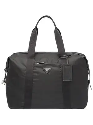 Prada Re-nylon And Saffiano Leather Duffle Bag