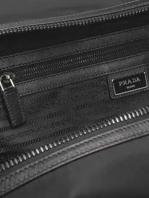 Prada Re-nylon And Saffiano Leather Duffle Bag