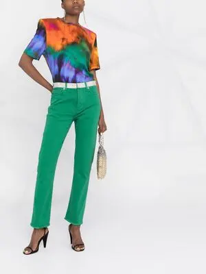 Alexandre Vauthier Embellished Slim Leg Jeans