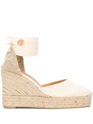 CastaÑer Carina Wedge Espadrilles - White