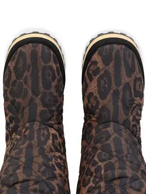 Dolce & Gabbana Leopard Print Boots
