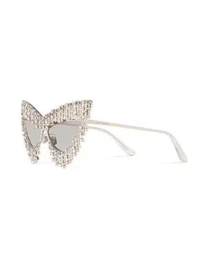 Dolce & Gabbana Crystal-embellished Cat-eye Sunglasses