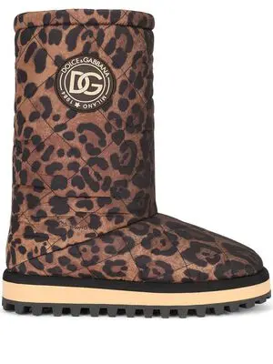 Dolce & Gabbana Leopard-print Boots