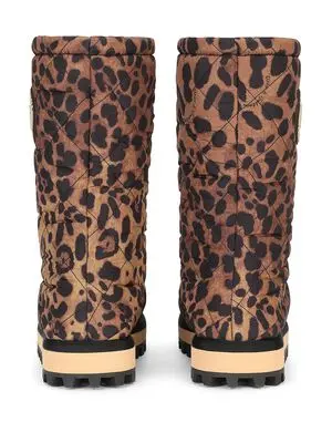Dolce & Gabbana Leopard-print Boots