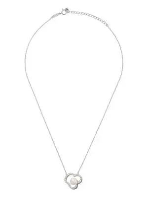 TASAKI 18kt White Gold Akoya Pearl And Diamond Pendant - Silver