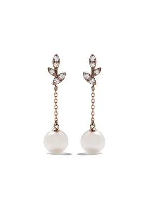 Tasaki Pave Earrings