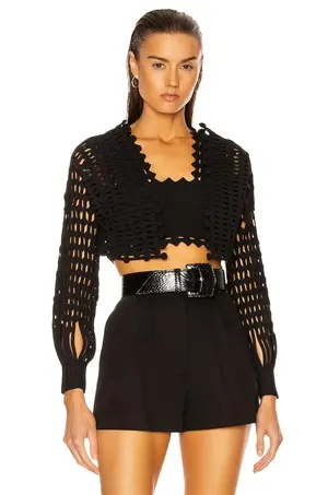 Alaia Trimmed Blouses