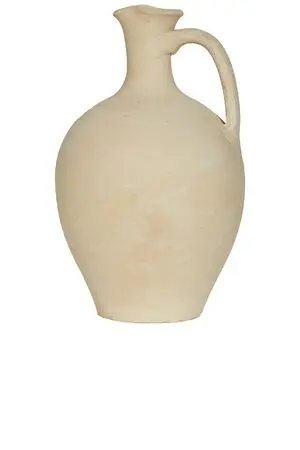 OLIVE ATELIERS Pinch Neck Ceramic Vase - Natural
