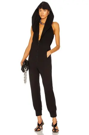 Norma Kamali Collared Jumpsuits