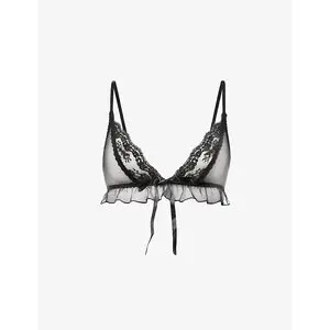 MYLA Elm Row Frilled Stretch-lace Bra