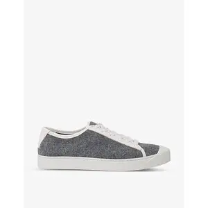 Whistles Abbot Wool And Leather Low-top Trainers