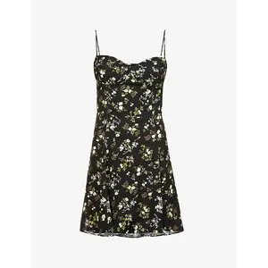 REFORMATION Saskia Floral-print Woven Mini Dress