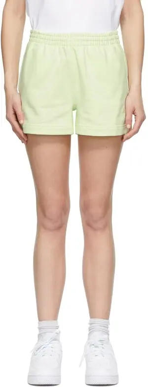 Helmut Lang Helmut Lang Green High Lounge Shorts - Electric Green